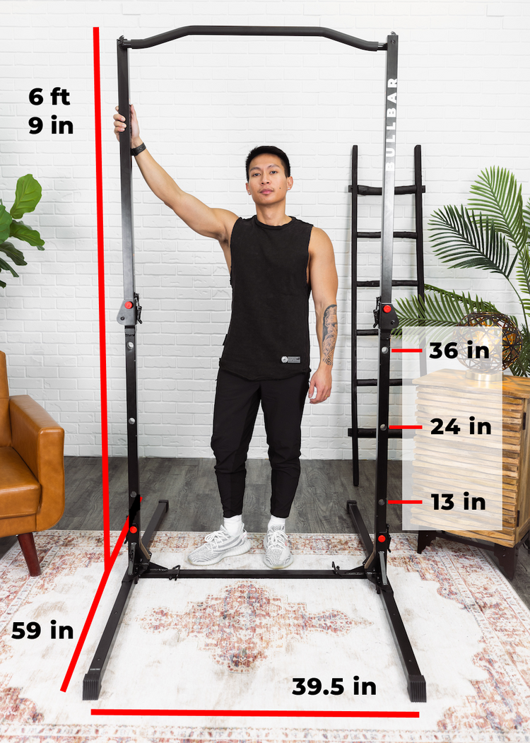 BULLBAR 2.0 | Portable Pull-up Bar and Dip Station