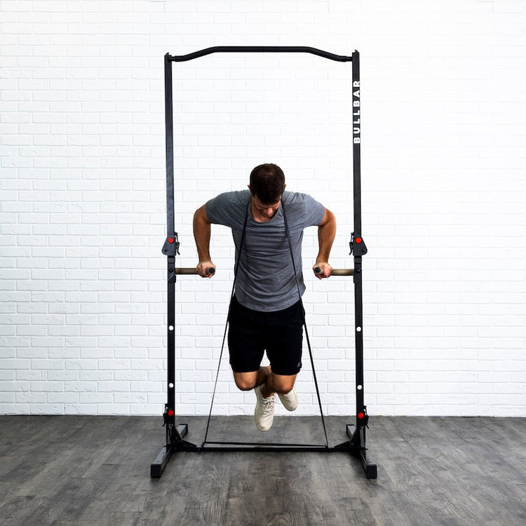 BULLBAR Portable Pull-up Bar and Dip Station